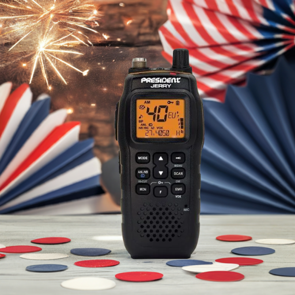 President jerry handheld cb radio transceiver at Radioworld UK