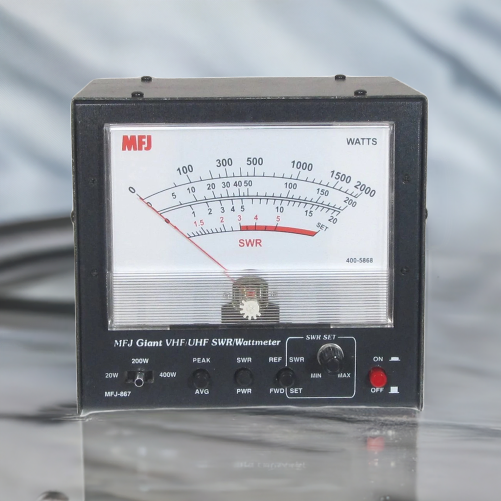 Mfj-867 - VHF/UHF giant SWR/Wattmeter is available at Radioworld UK.