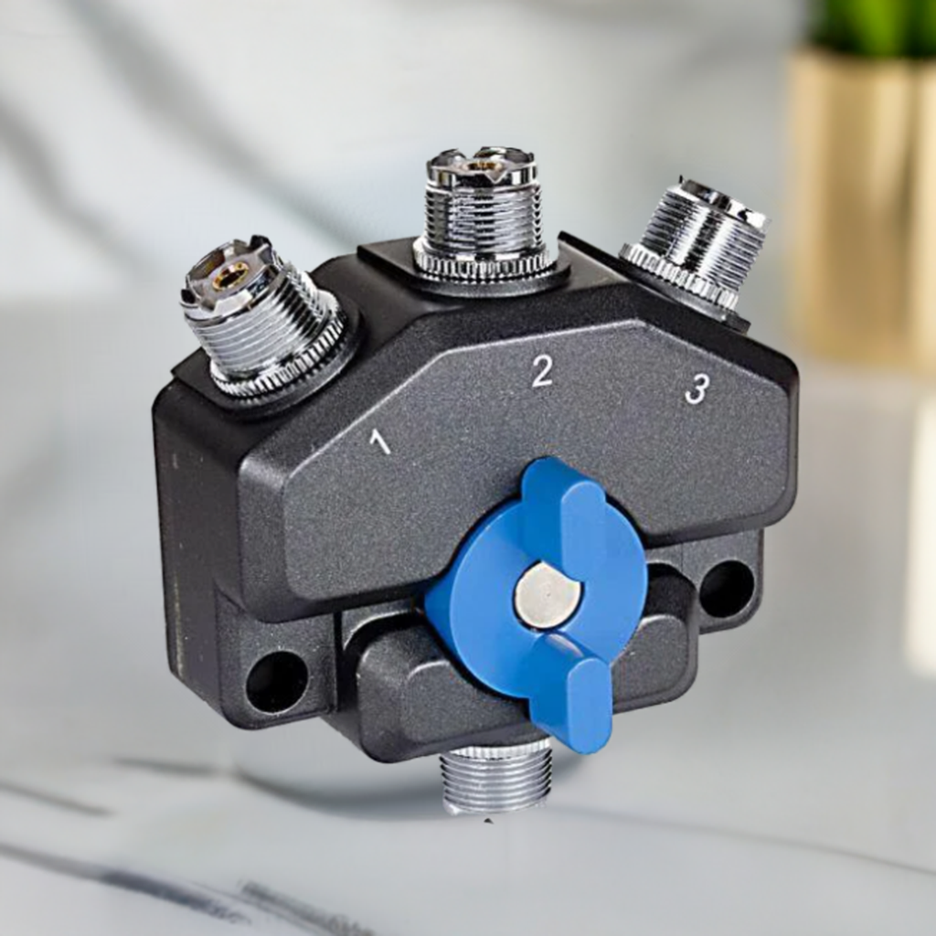 Sharman AV-SW3M – 3-Way SO239 Coax Switch, DC–800MHz, 1.5kW - Radioworld UK