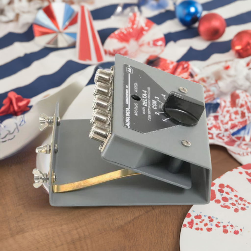 Alpha delta model as-4bn coaxial switch at Radioworld UK