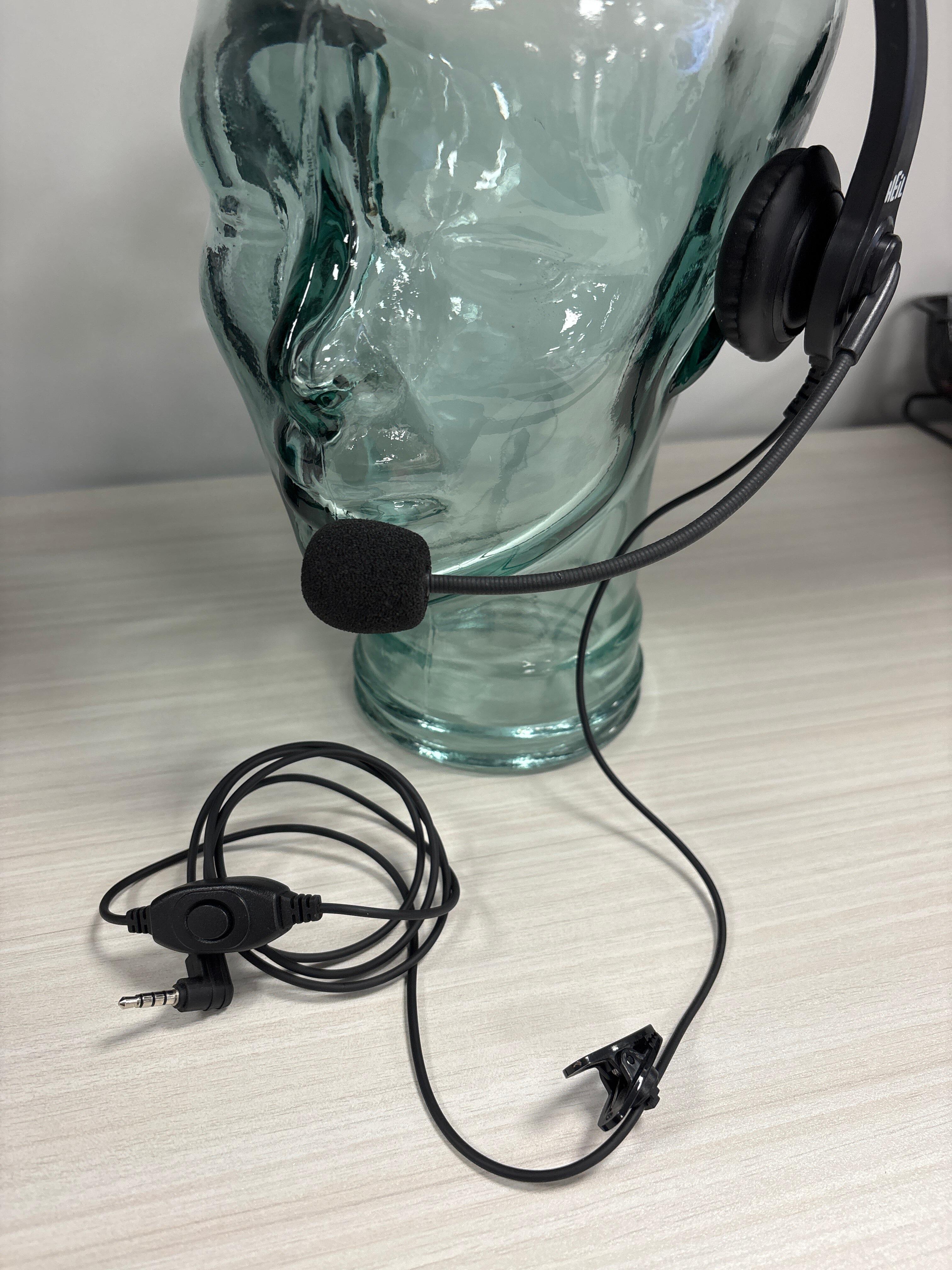 heil Handie talkie headset Single sided (HTH) for use with Yaesu 4-pin ...