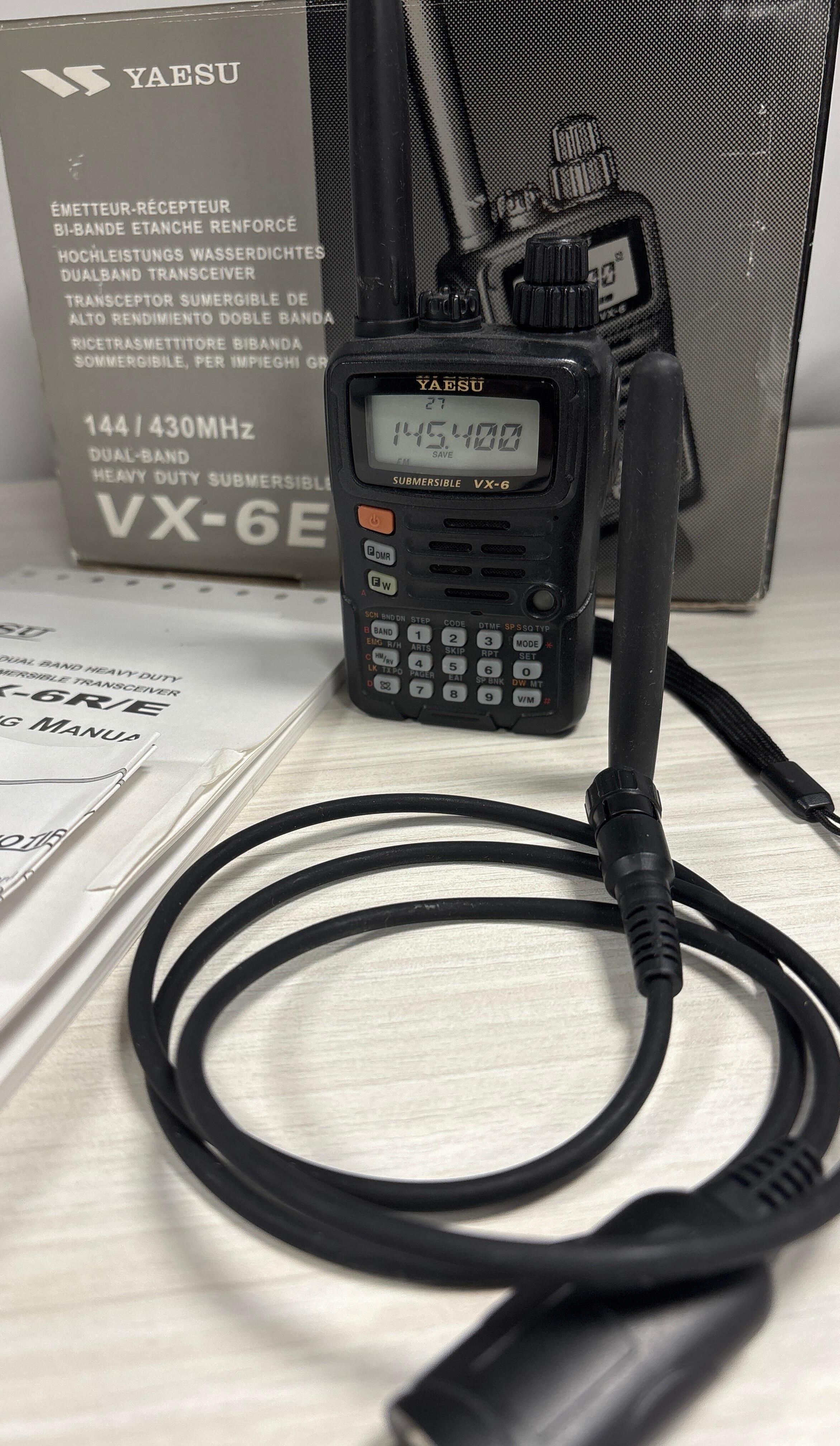 Second Hand Yaesu VX6E Dual Band FM Handheld Transceiver - Radioworld UK