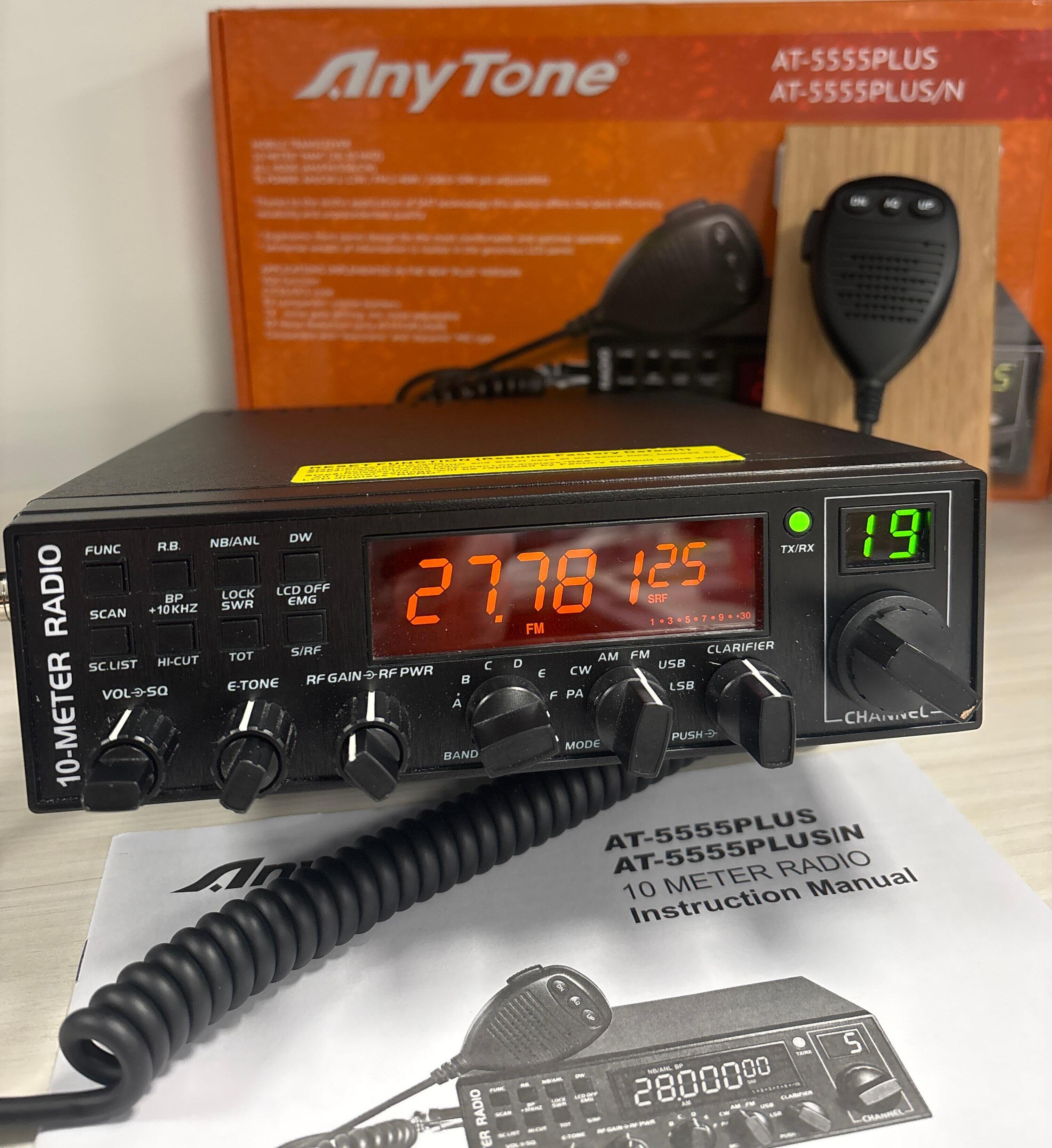 Second Hand Anytone AT-5555N Plus N (Version) 11m/10m Mobile ...