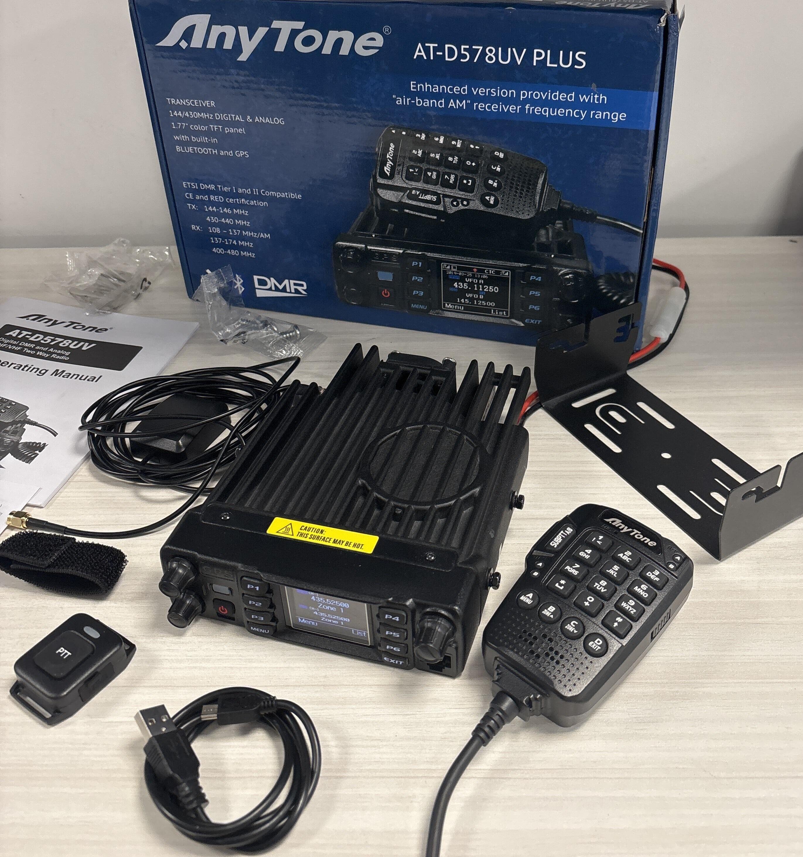 Second Hand Anytone AT-D578UV Plus Dual Band DMR Digital Model ...