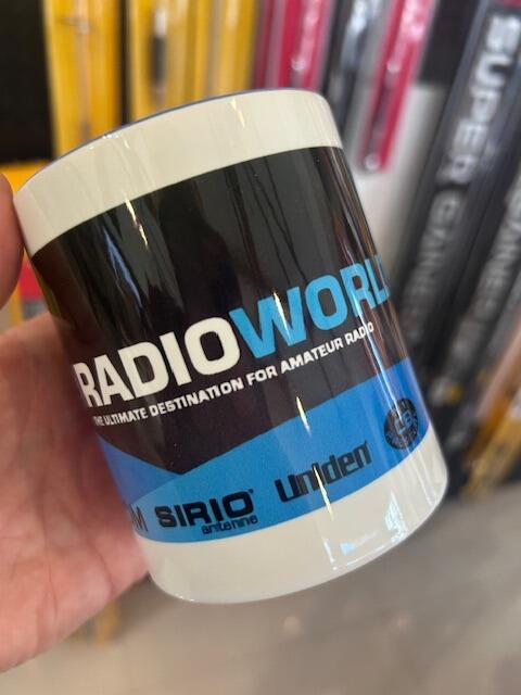 Radioworld UK mug , amateur radio mug , Radioworld UK merchandise