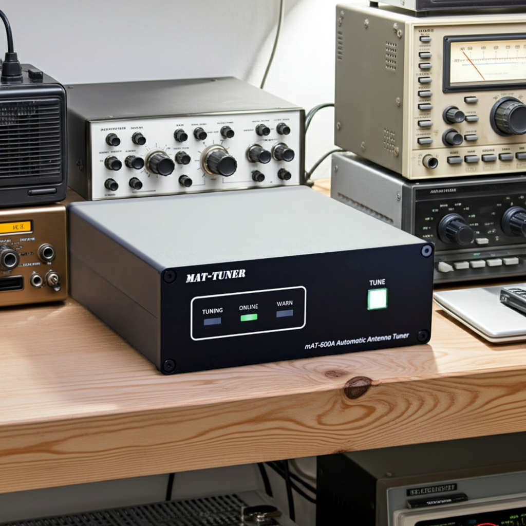 mAT-600A Universal 600W Automatic Antenna Tuner – 1.8–54 MHz ...