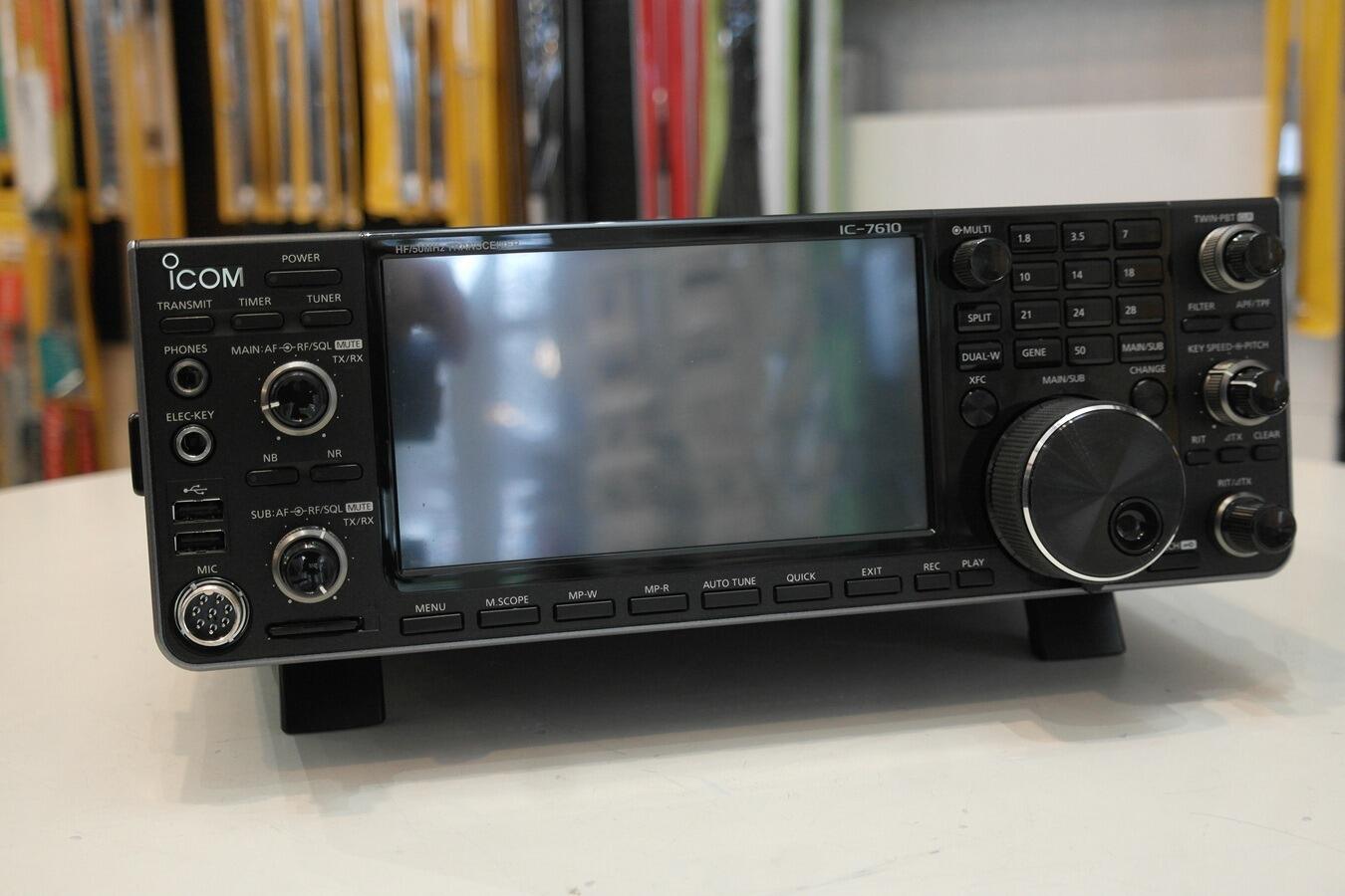 Second Hand Icom IC-7610 HF/50MHz SDR Transceiver | Radioworld UK
