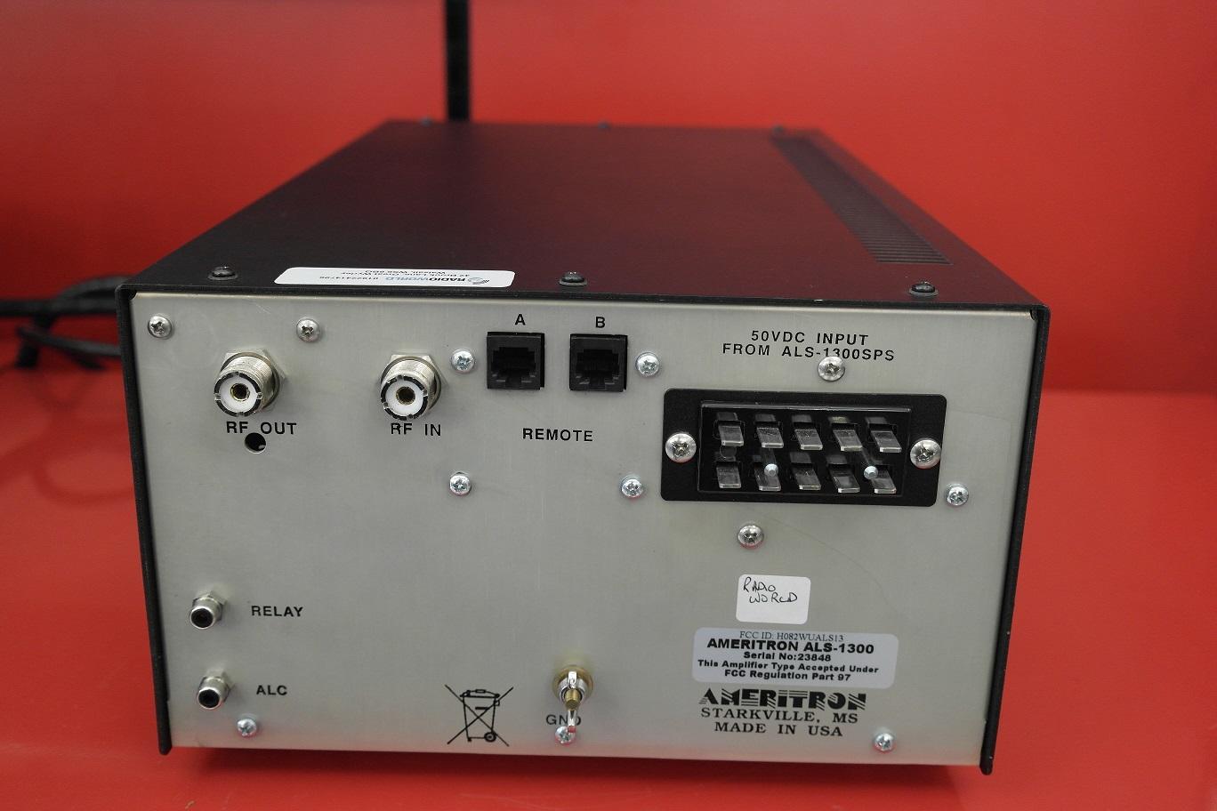 Second Hand Ameritron ALS-1300X 1200 Watt HF Amplifier - RW UK