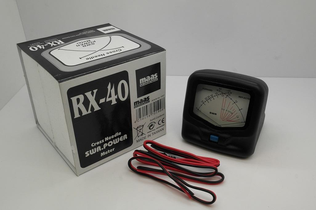 Second Hand MAAS RX-40 VHF/UHF SWR/Power Cross Needle Meter