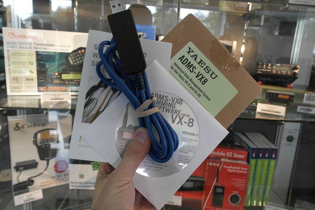 Second Hand RT Systems Software & Lead For Yaesu VX8D