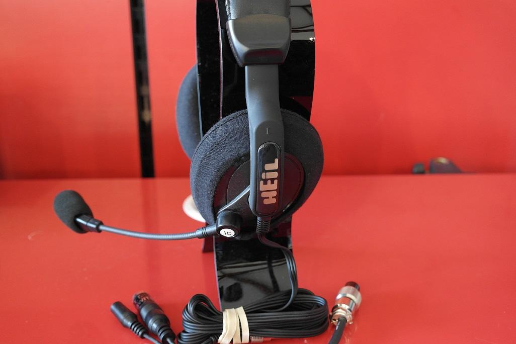 Second Hand Heil Pro Set Headphones Boom Microphone for Icom