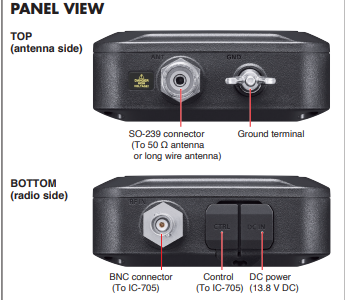 Icom AH-705 Antenna Tuner for IC-705 Portable Radio | Radioworld UK