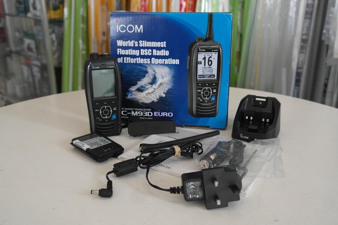 Second Hand Icom IC-M93D GPS Marine VHF/DSC Handheld - Radioworld UK