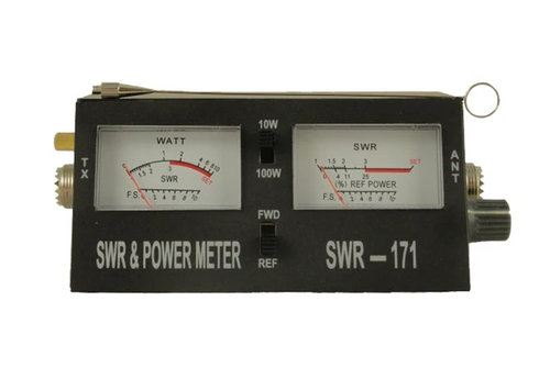 Metropwr fx773 vector power/SWR meter frequency range of 1.8 to 55 MHz ...