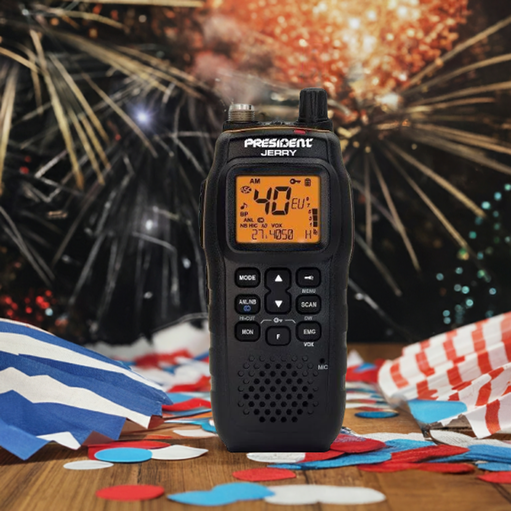 President jerry handheld cb radio transceiver at Radioworld UK