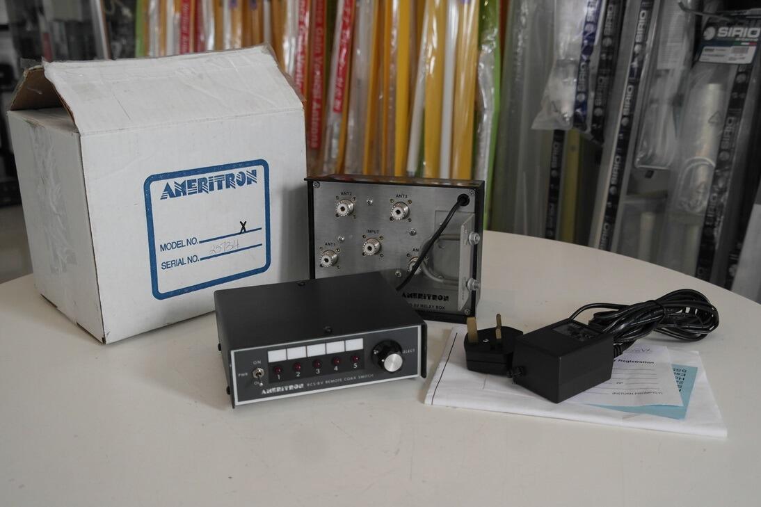 Second Hand Ameritron RCS-8VX 5-Way Remote Coax Switch SO-239 - Radioworld UK
