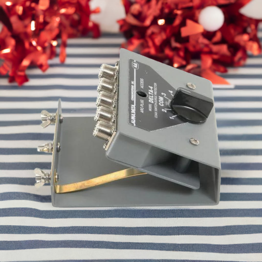 Alpha delta model as-4bn coaxial switch at Radioworld UK