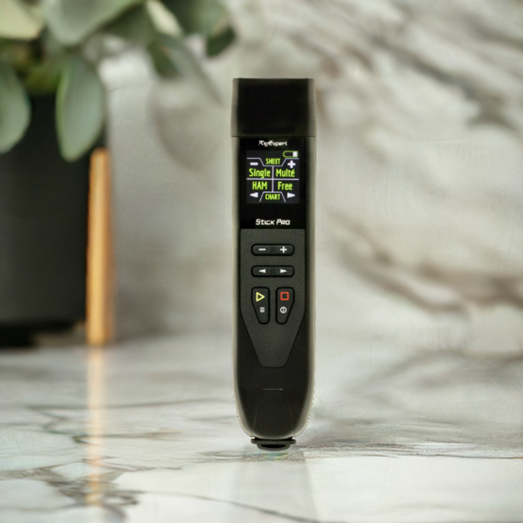 Rigexpert Stick Pro offers a frequency range from 0.1 to 600 MHz ...