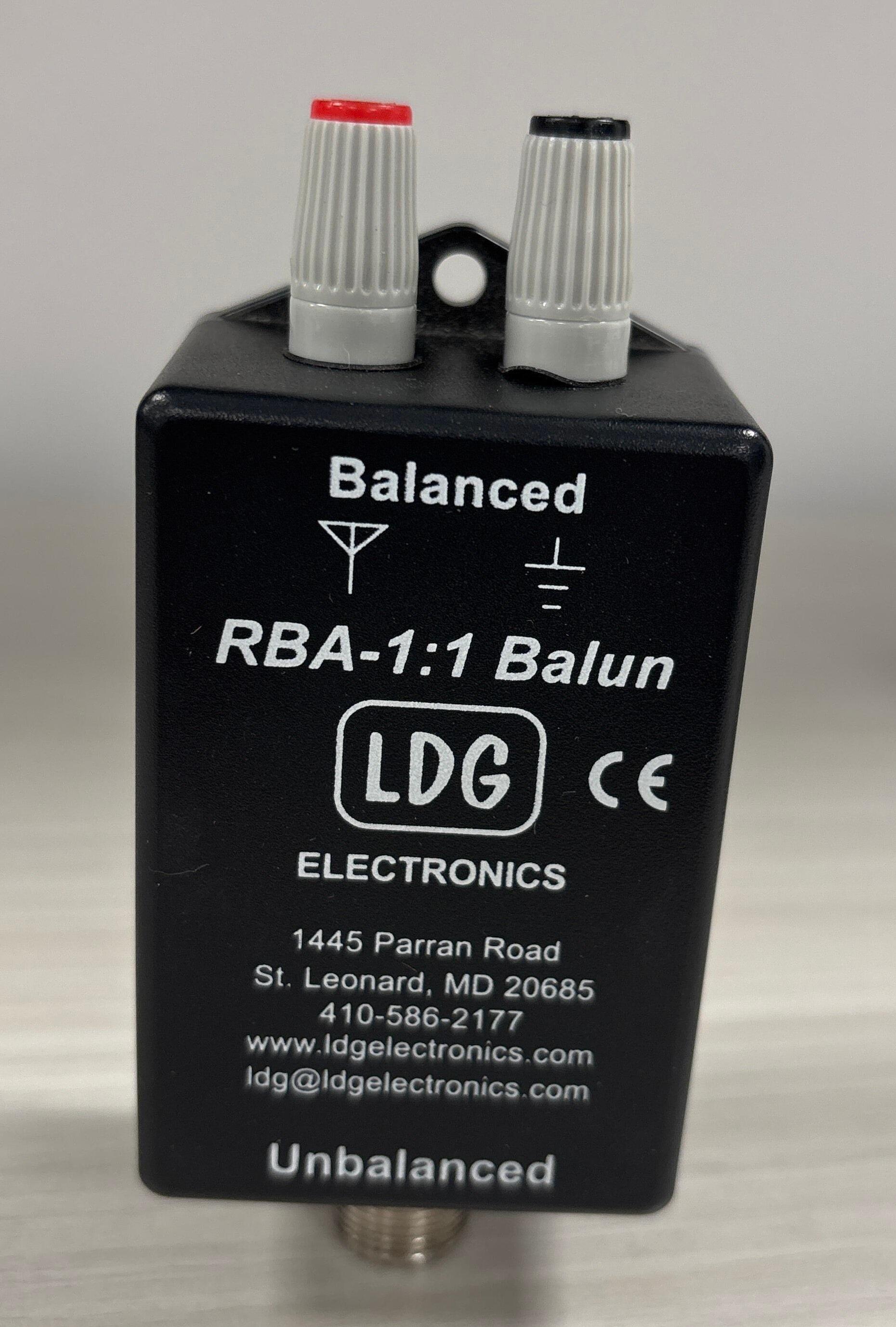Second Hand LDG RBA-1 1:1 Balun connection of ladder-line antennas and ...