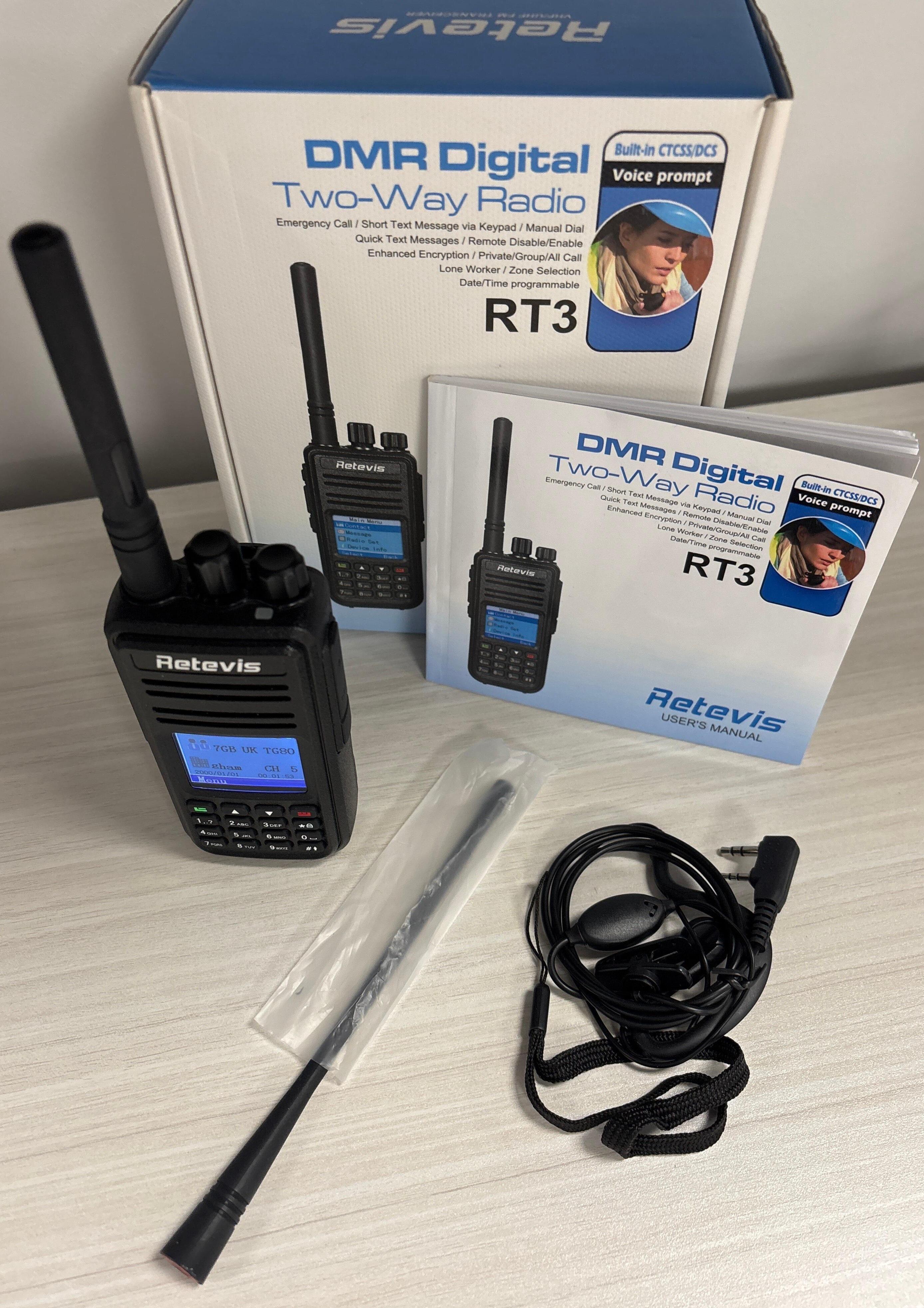Second Hand Retevis RT3 DMR UHF Handheld Transceiver - Radioworld UK