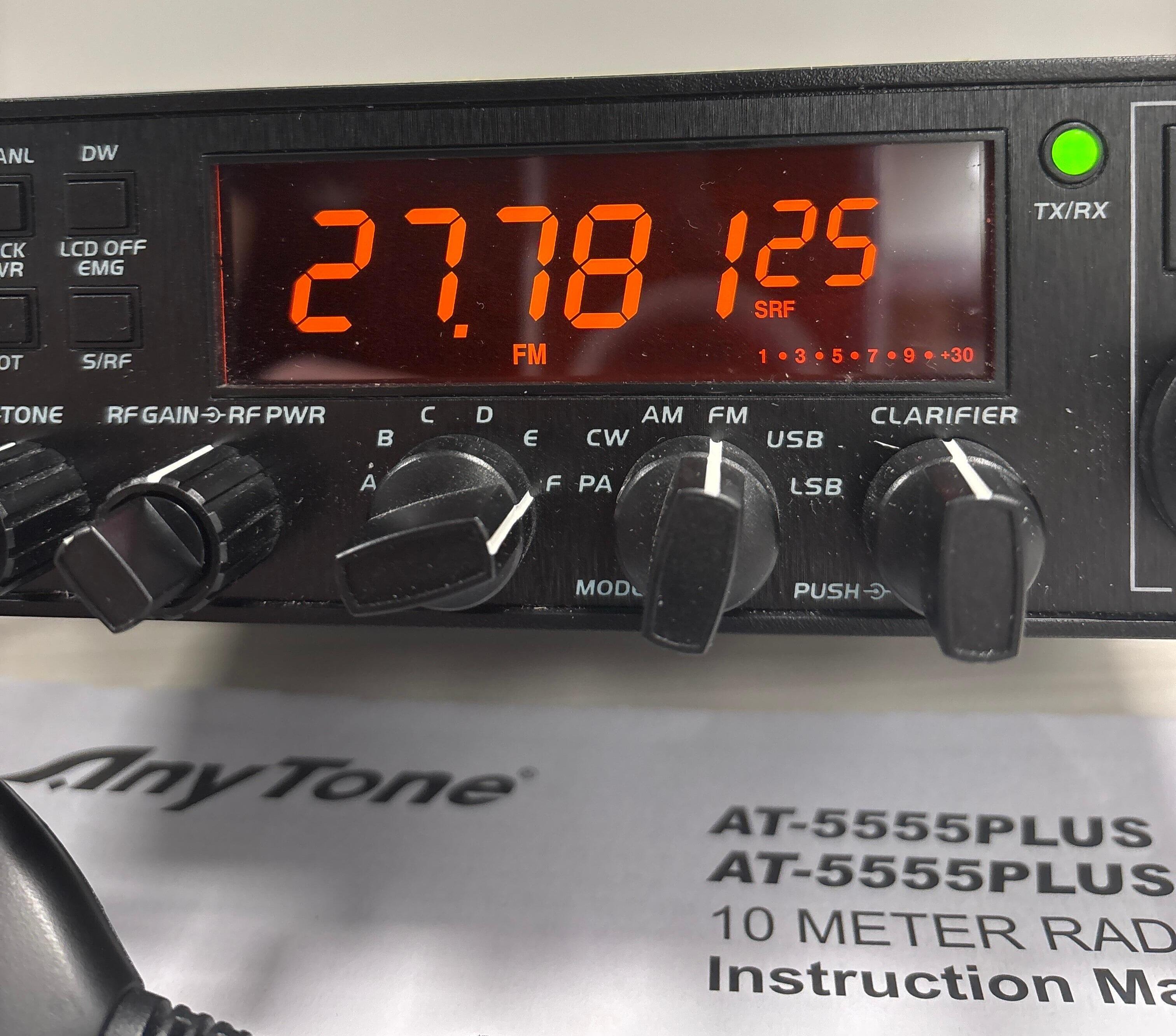 Second Hand Anytone AT-5555N Plus N (Version) 11m/10m Mobile Transceiver - Radioworld UK