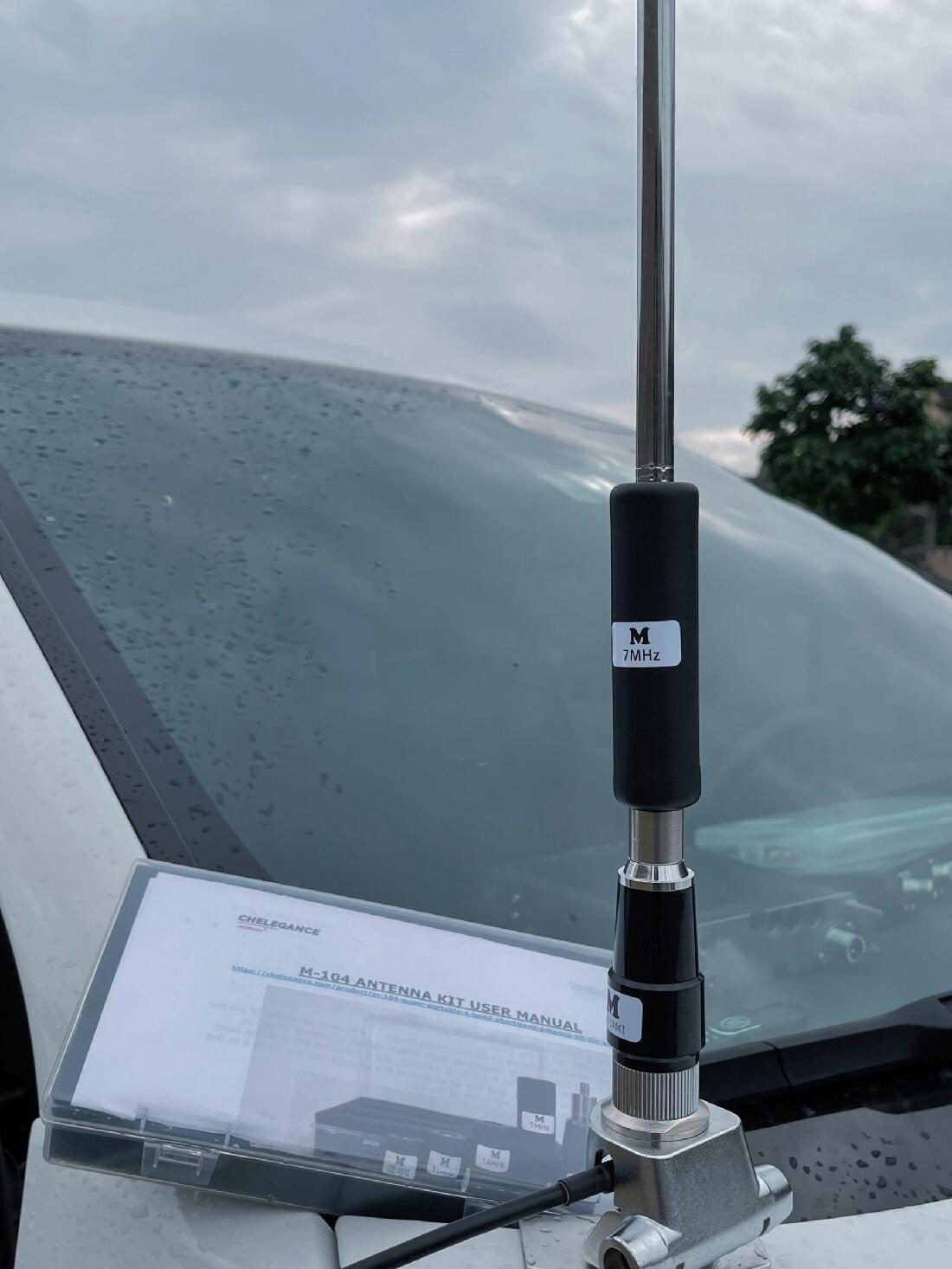 Chelegance JNCRADIO M-104 Super Portable 4-Band Antenna Kit for Mobile ...