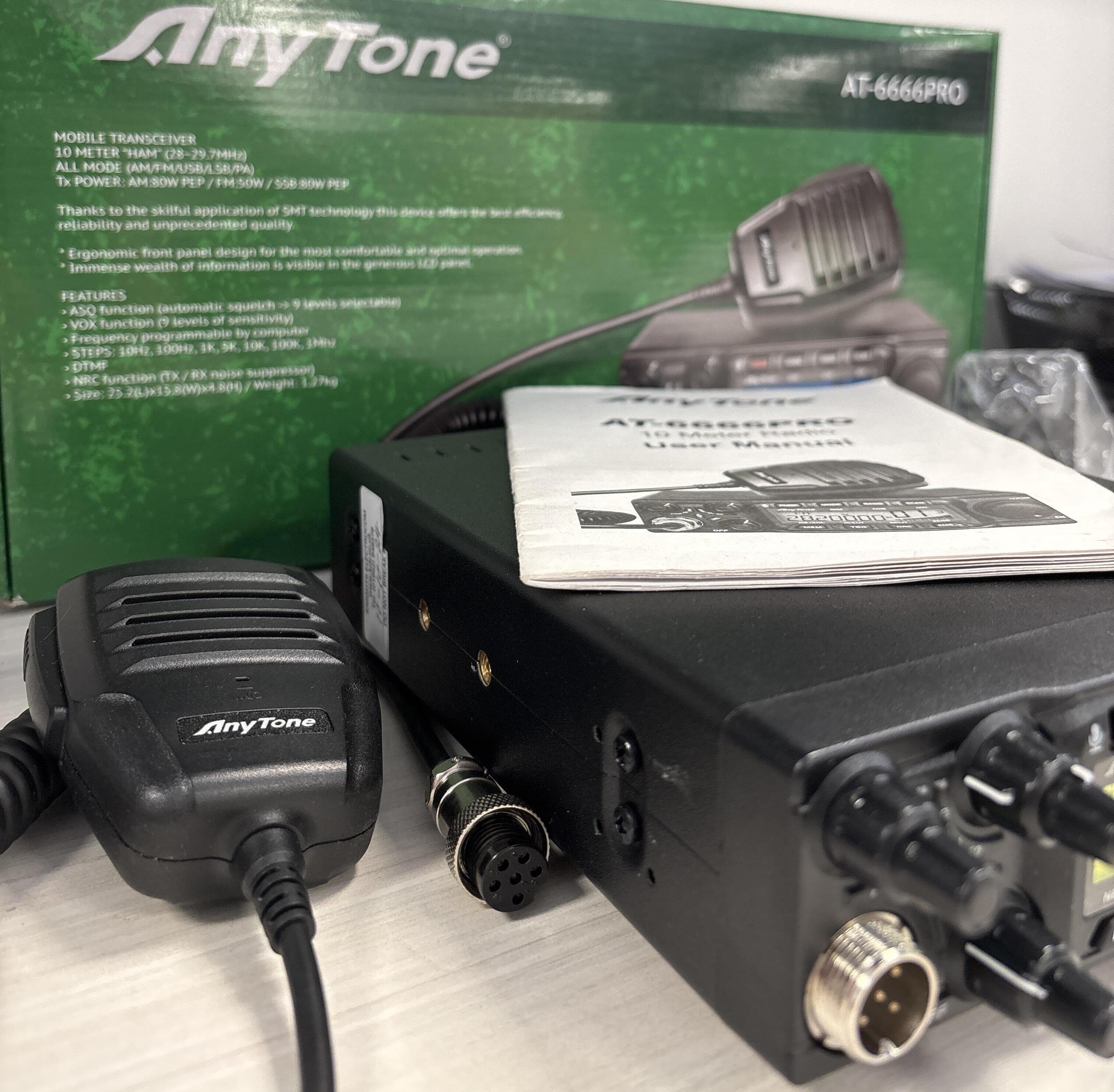 Second Hand Anytone AT-6666PRO 10 Meter Mobile Transceiver - Radioworld UK
