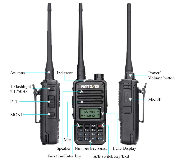 RT85 Dual Band Ham Radio Long Range Walkie Talkie – Radioworld UK