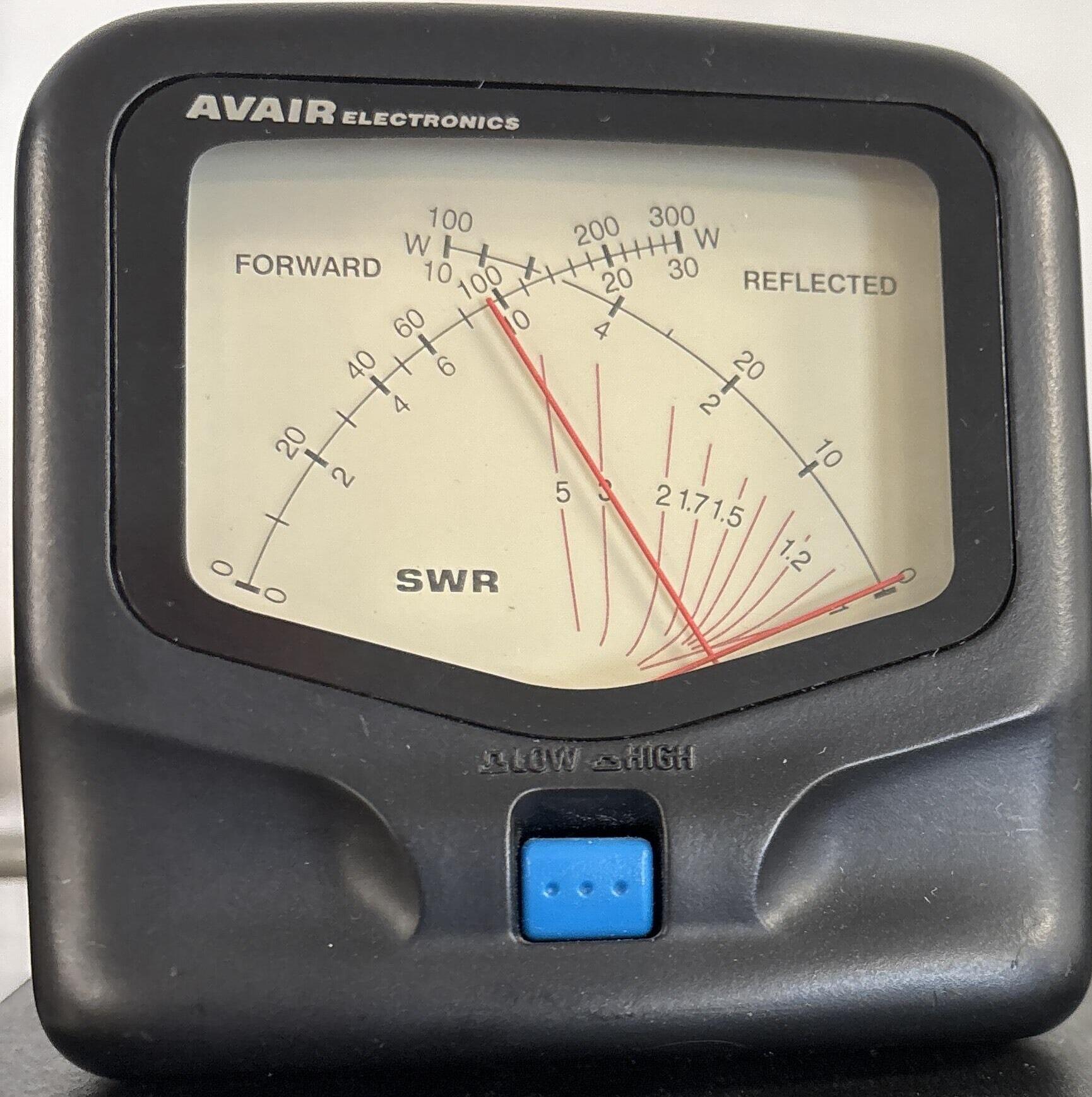 Second Hand Avair AV-20 SWR and Power Meter frequency range of 1.8 to ...