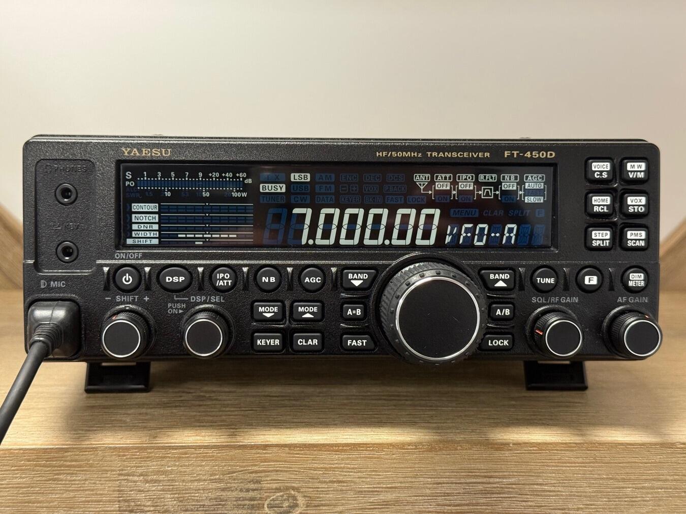 Second Hand Yaesu FT-450D HF Transceiver – Radioworld UK