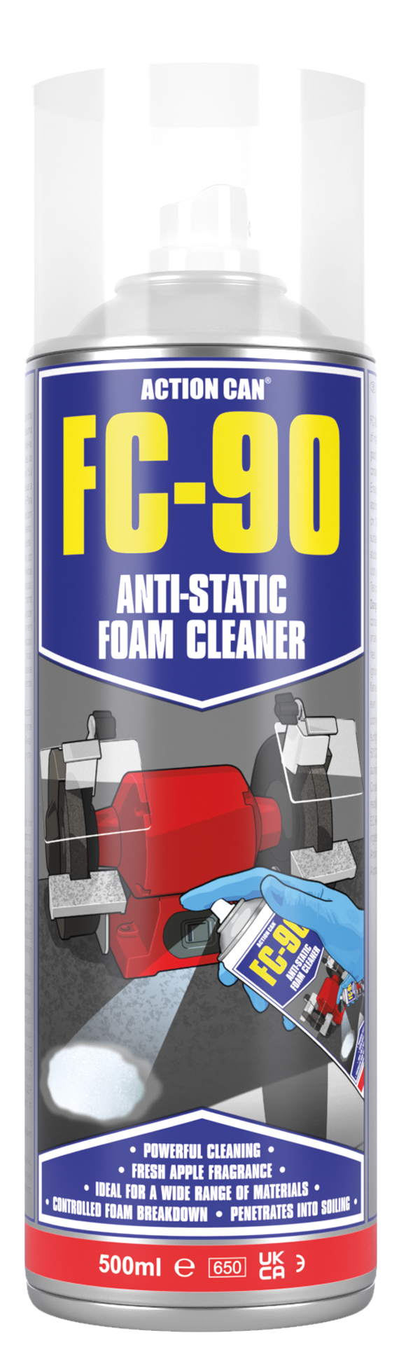 Action Can FC-90 Multi-Surface Foam Cleaner 500ml – Radioworld UK