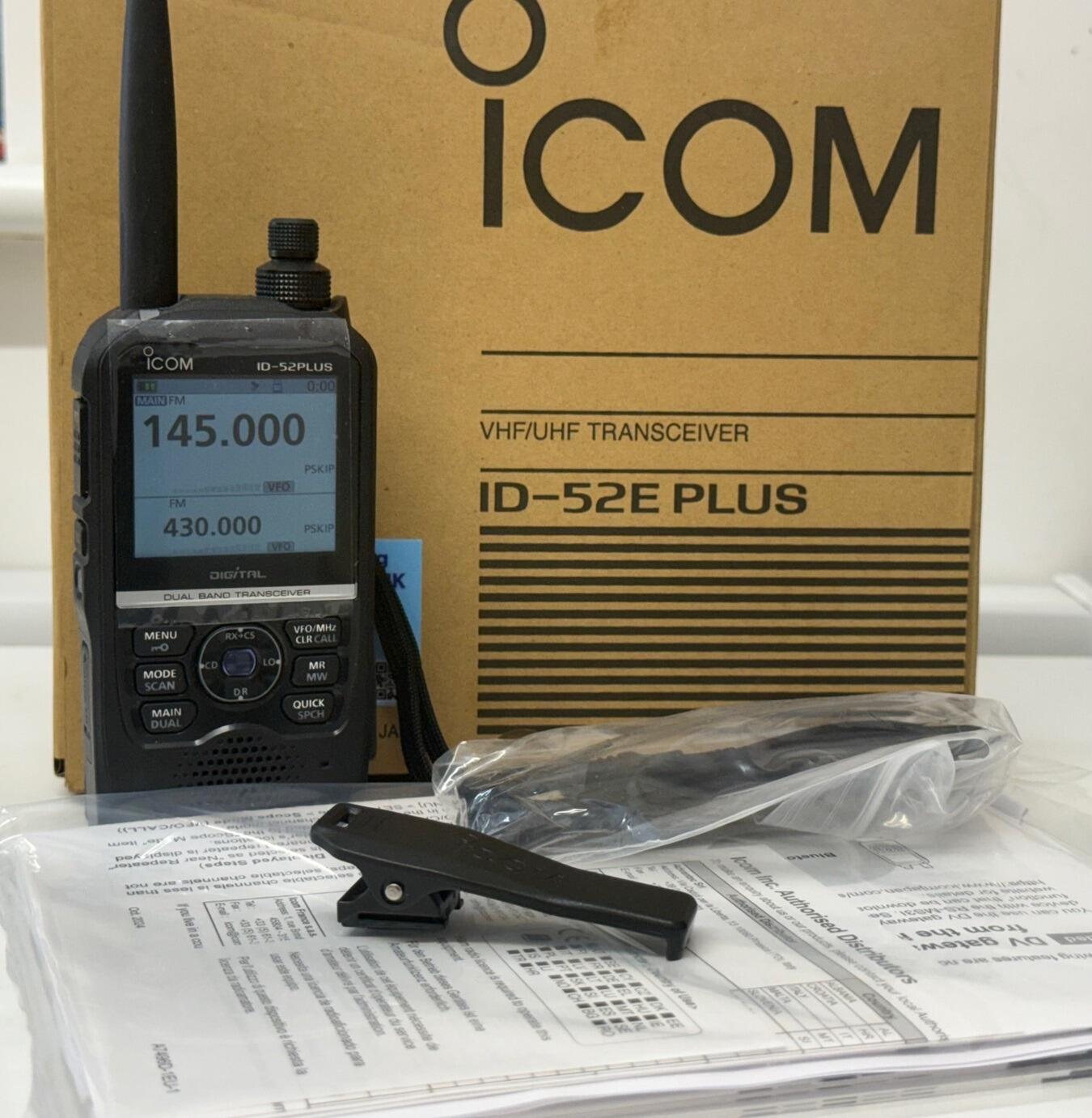 Second Hand Icom ID‑52E D‑STAR Digital Handheld Transceiver | Radioworld UK