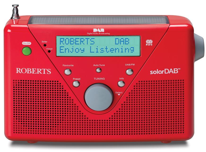 Wide Range of Roberts SolarDAB2.Radioworld UK 01922414796