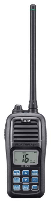 IC-M23 buoyant VHF Marine Handheld Transceiver - Radioworld UK
