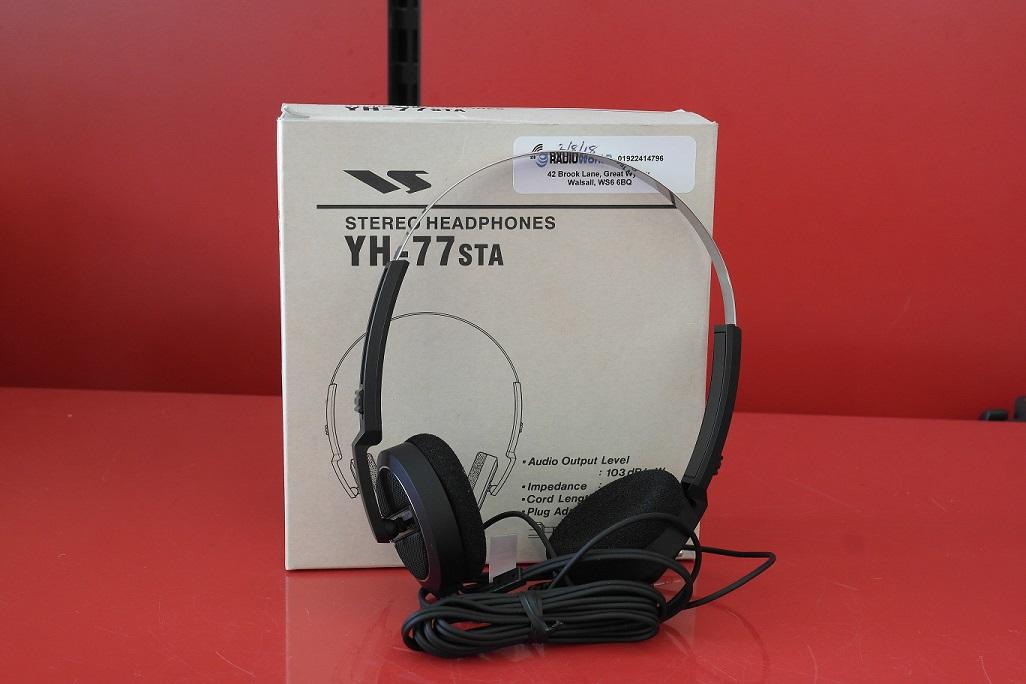 Second Hand Yaesu YH-77STA Lightweight Stereo Headphones RW