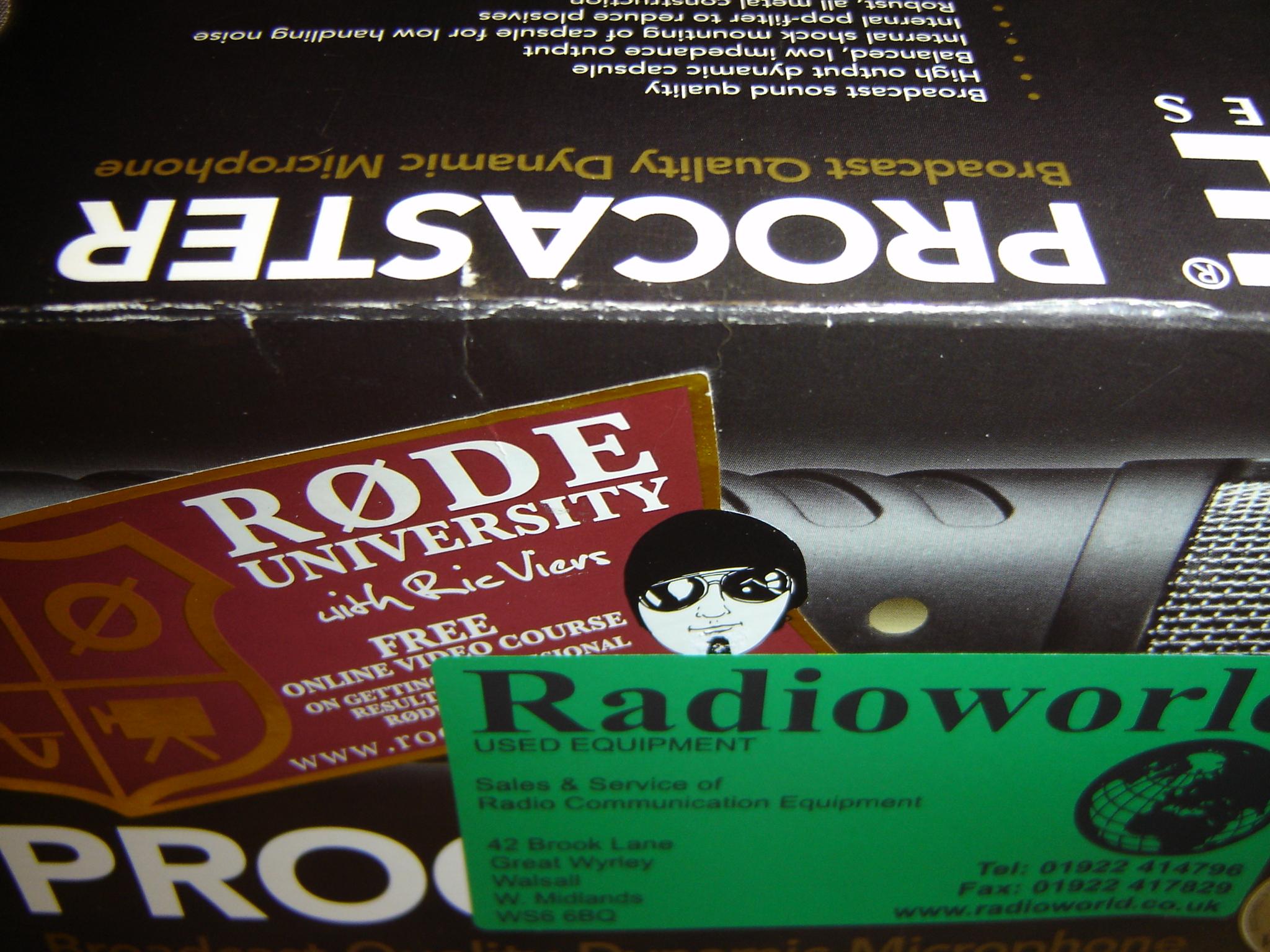 Second Hand Rode Procaster microphone - radioworld