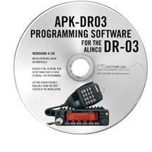 APK-DR03 Programming Software Only for the Alinco DR-03