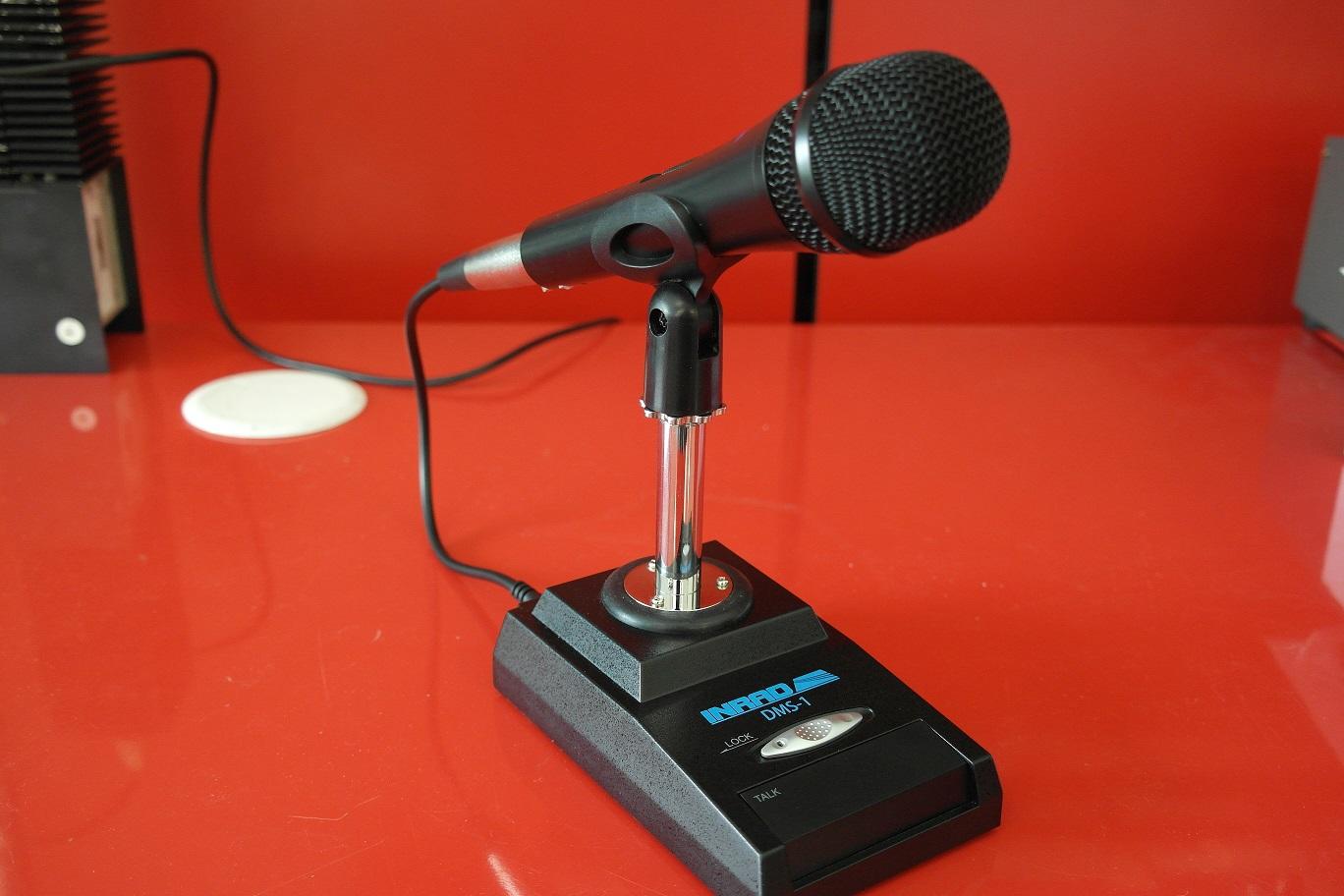 Second Hand Inrad M629 Microphone with DMS-1 Base - Radioworld UK