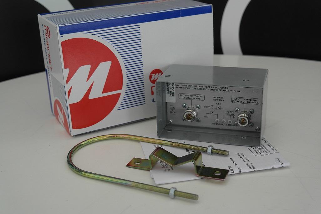 Second Hand Microset PR-2B Dual Band VHF UHF Mast Head Preamp ...