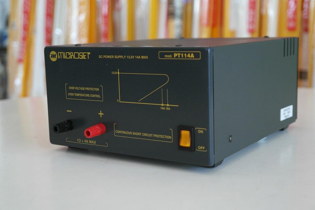 Second Hand Microset PT-110 10 Amp Power Supply - Radioworld UK