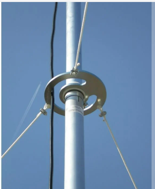 Antenna guy clamp is used to secure the guy wire to the antenna mast ...