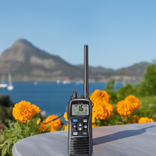 Icom IC-F5022M VHF marine base station is a reliable communication ...