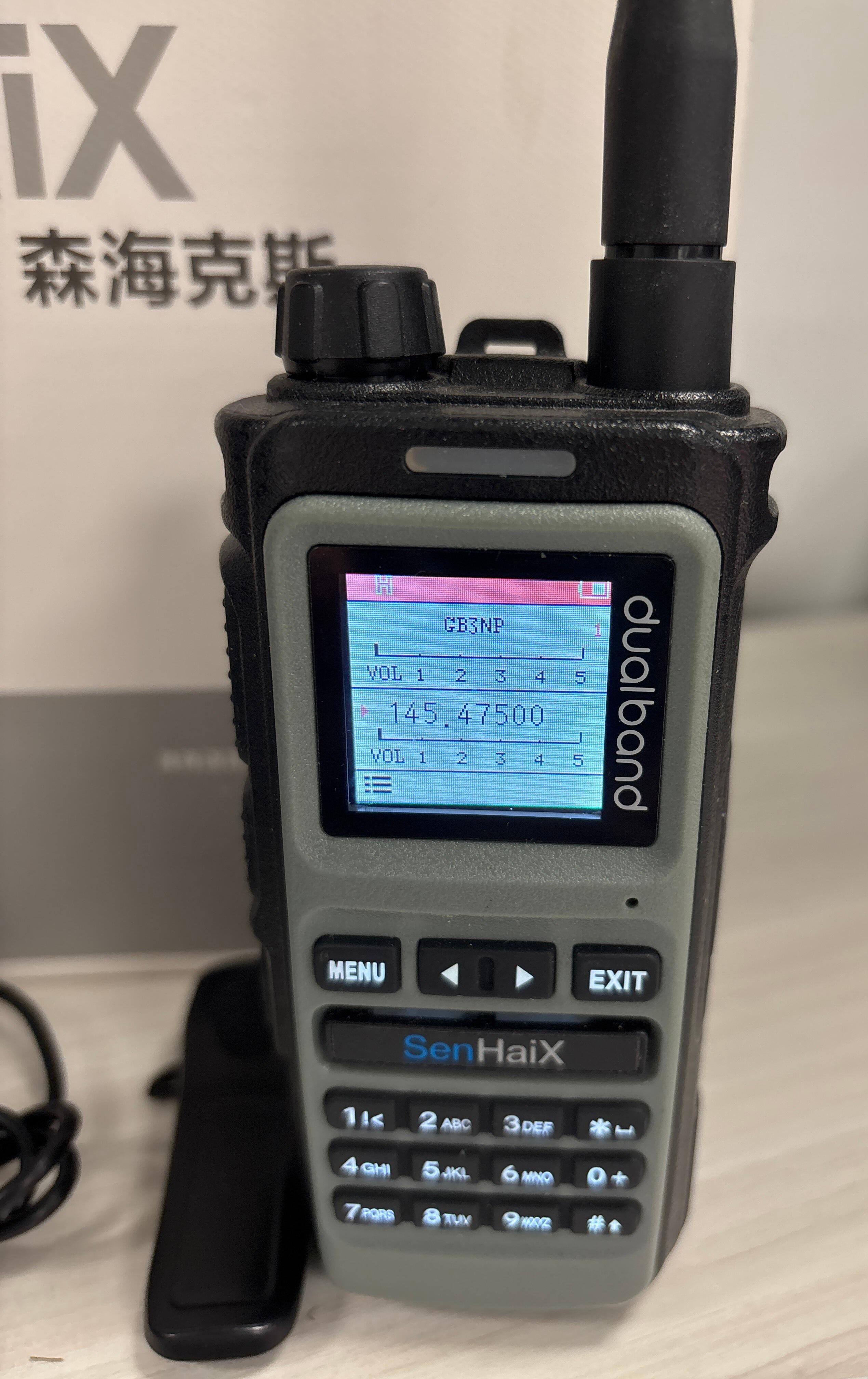 Second Hand Senhaix 8600 Handheld Dual Band Radio with Airband RX ...