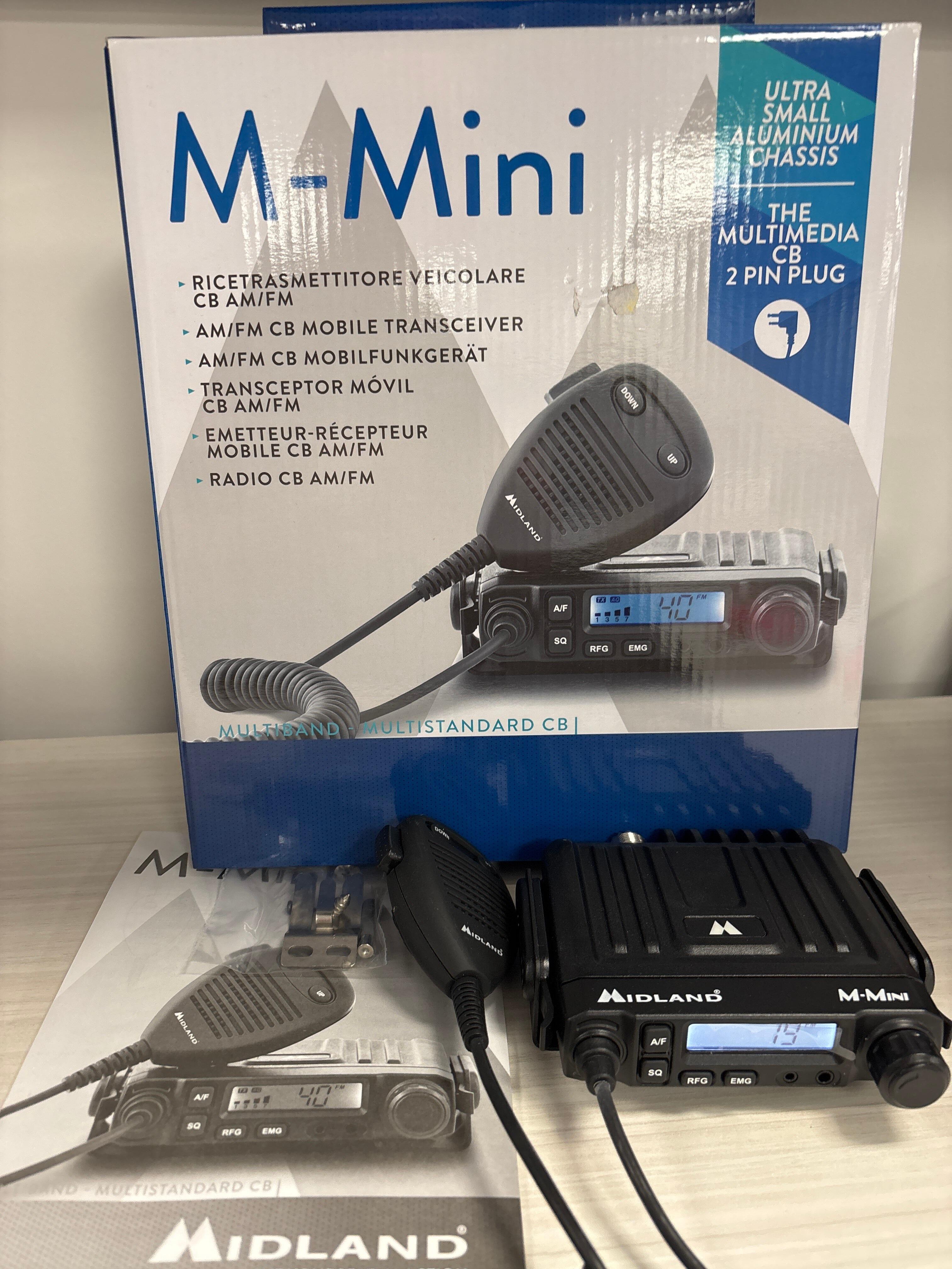 Second Hand Midland M Mini with USB CB 27 MHz AM/FM Mobile Transceiver ...