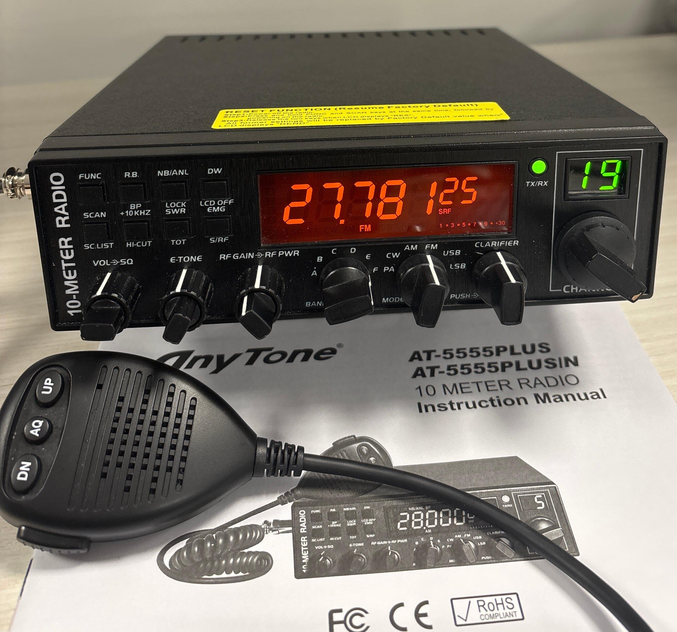 Second Hand Anytone AT-5555N Plus N (Version) 11m/10m Mobile ...
