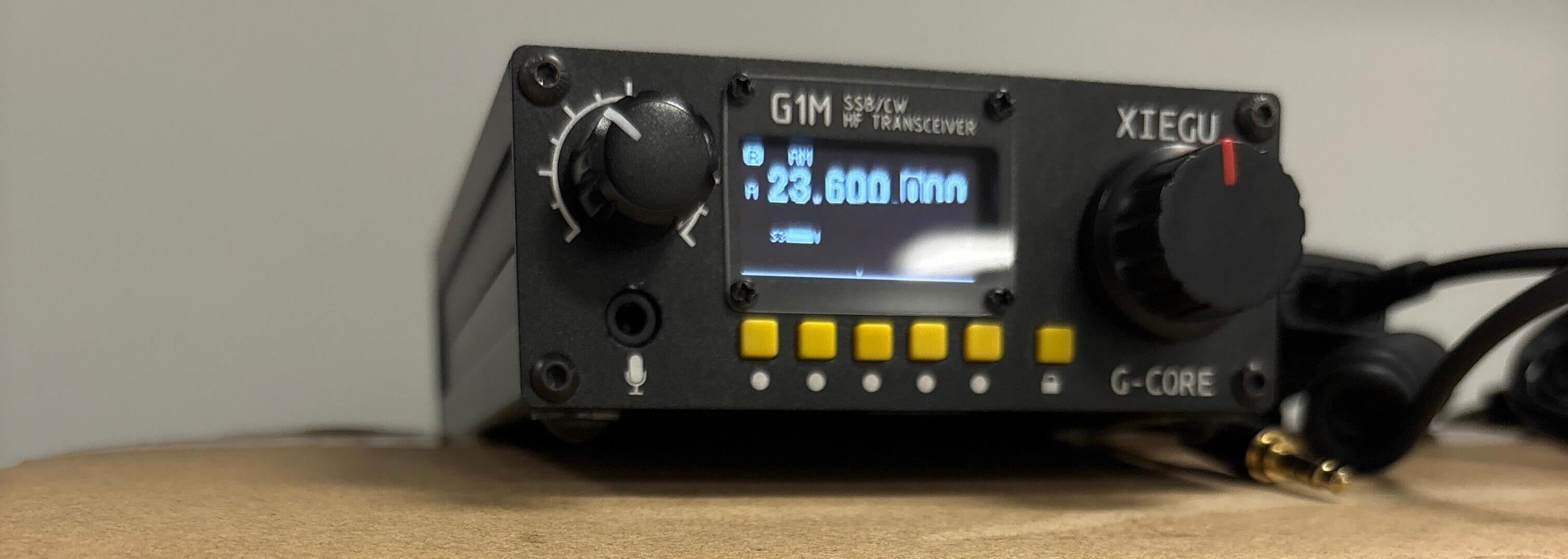 Second Hand Xiegu G1M QRP 4-Band HF Transceiver - Radioworld UK