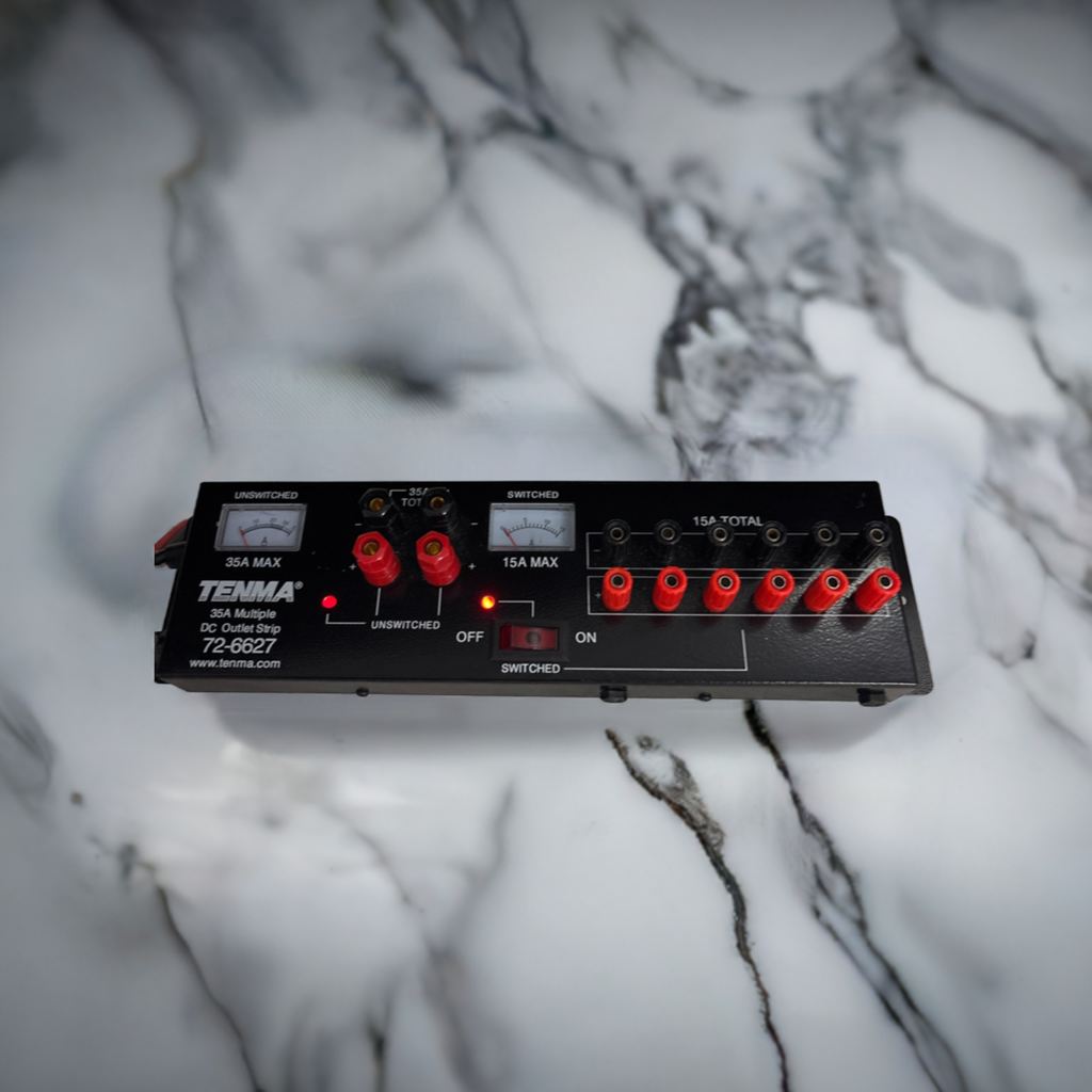 Second Hand TENMA 72-6627 Multiple Outlet DC Power Strip Total Power ...