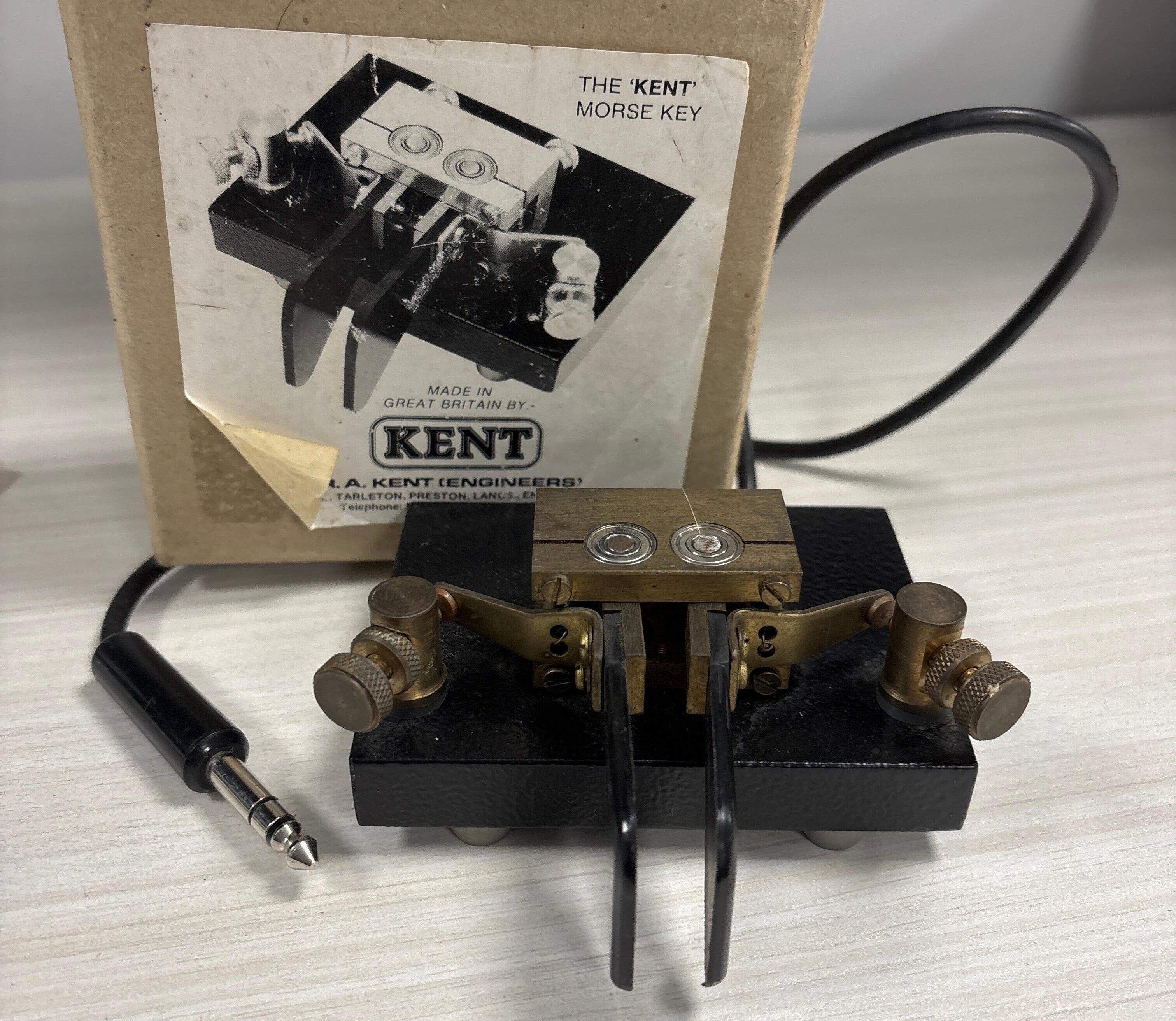 Second Hand Kent Twin Paddle Morse Key - Radioworld UK