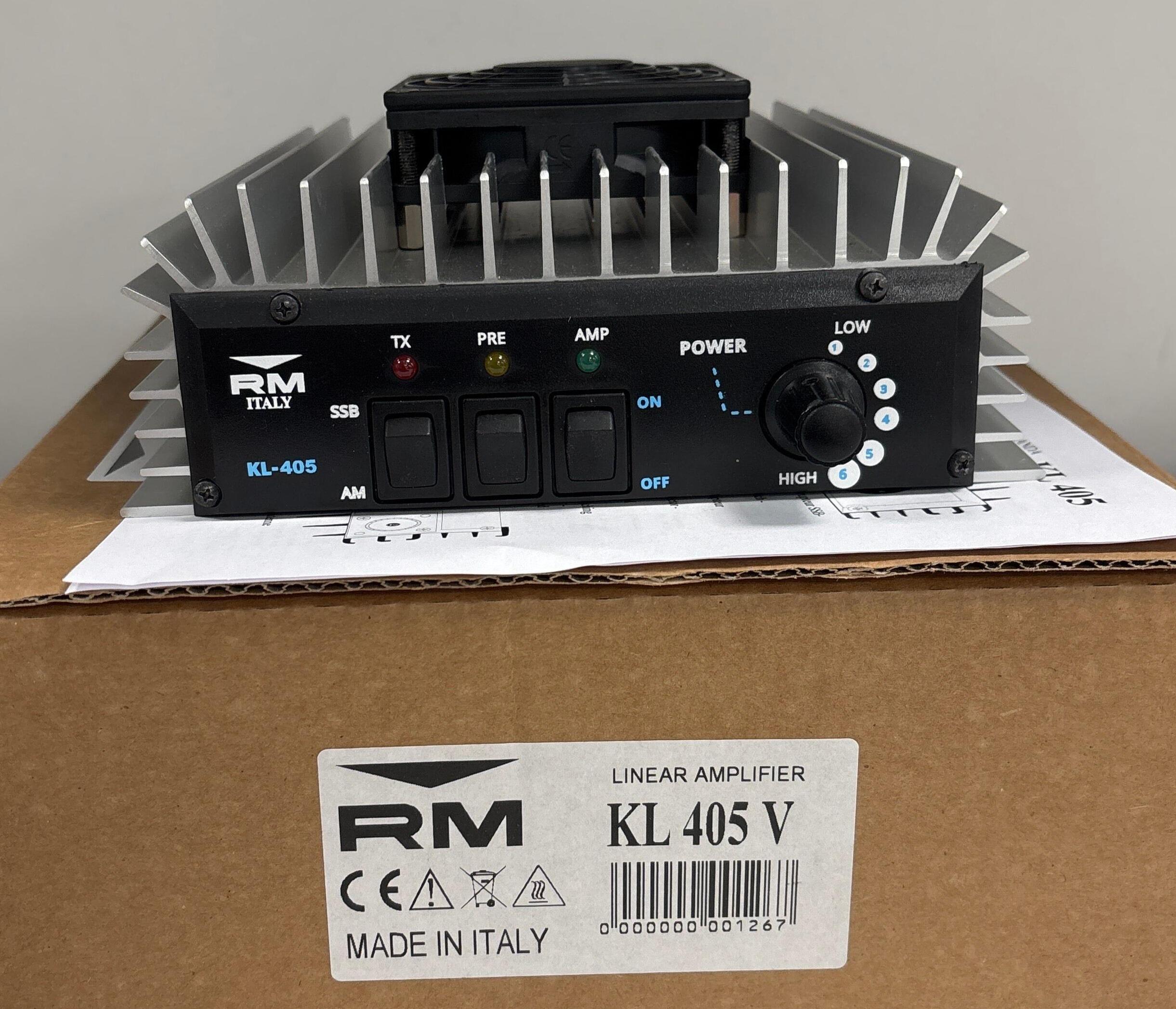 Second Hand RM KL405V - 3.6-30MHz - RM Amplifiers - Shop safely with Radioworld UK.