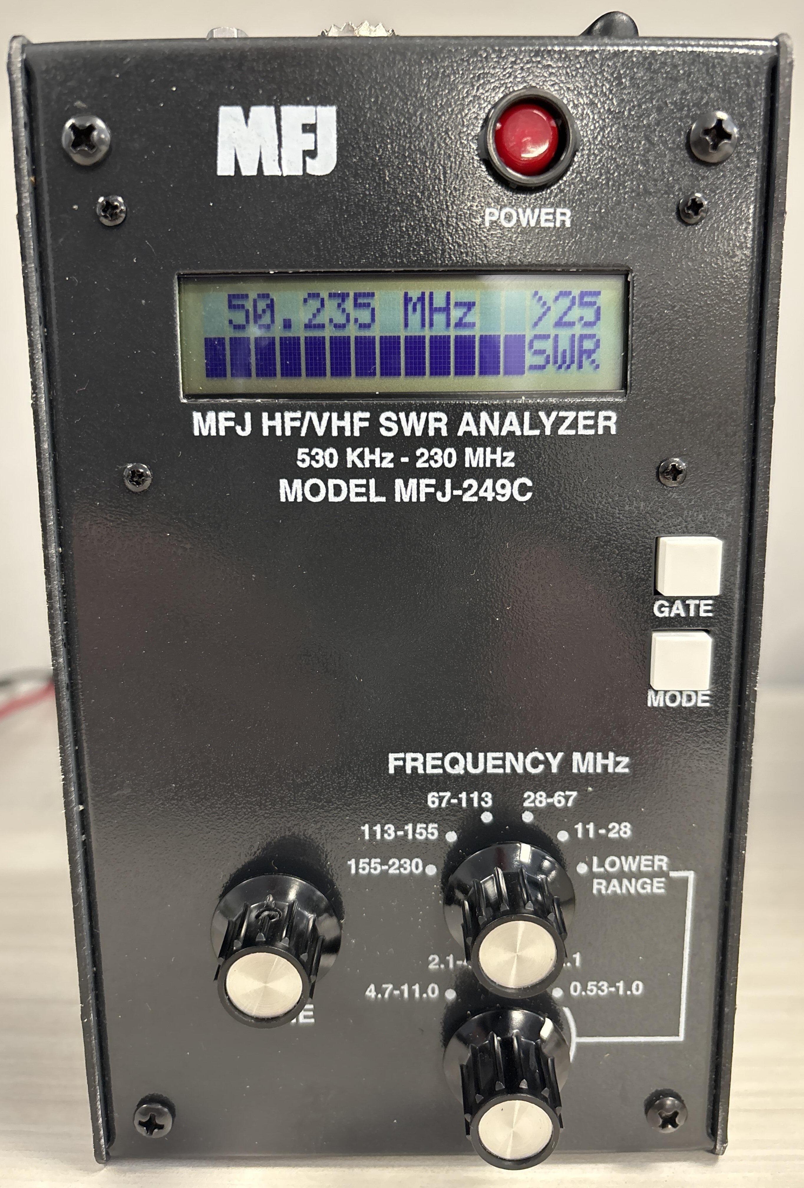 Second Hand MFJ-249C Analyser frequency range of 1.8 to 170 MHz ...
